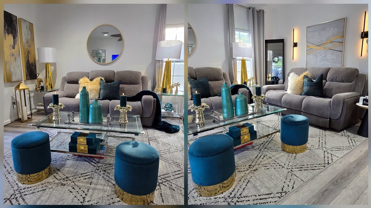 SUMMER FAMILY ROOM TOUR / MIXING METALS - YouTube