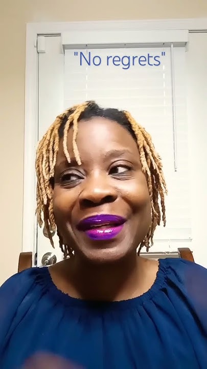 "No regrets" - YouTube