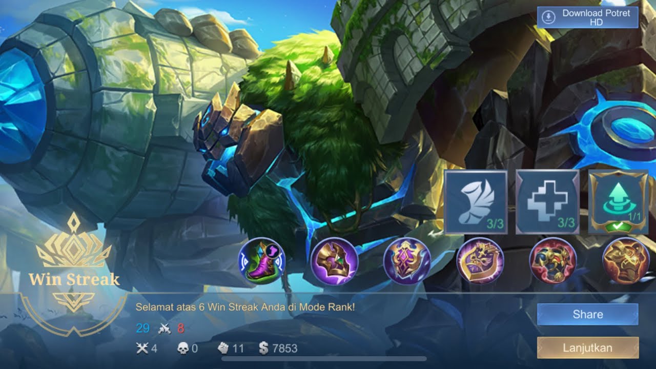 Tutorial Grock Roam!! Best Build, Gameplay, Emblem!!! - YouTube