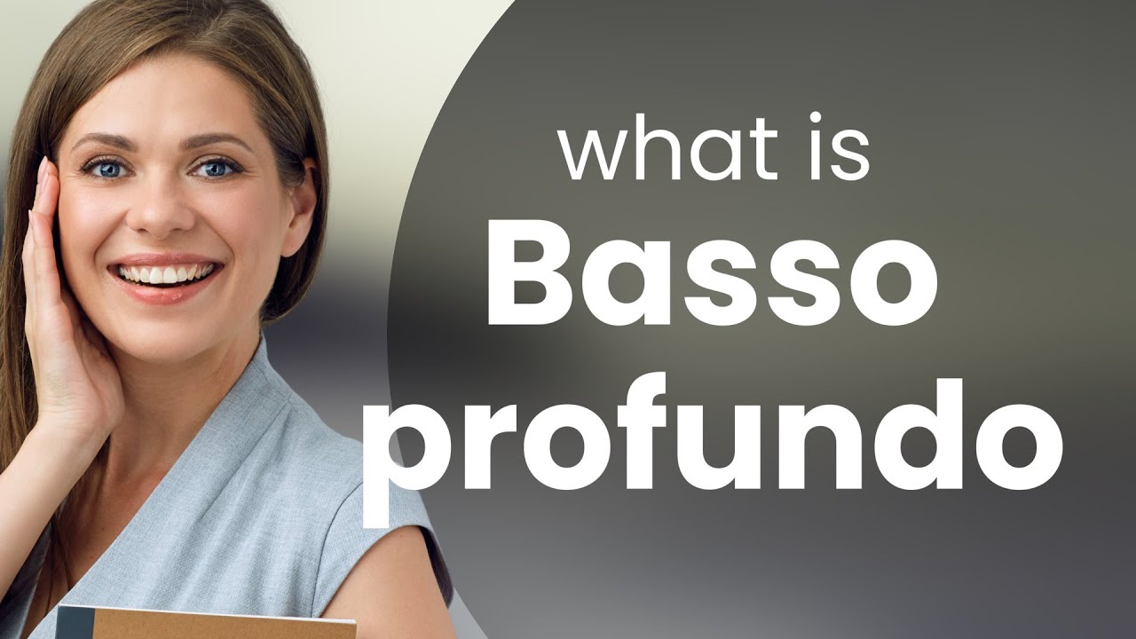 Basso profundo | BASSO PROFUNDO definition - YouTube