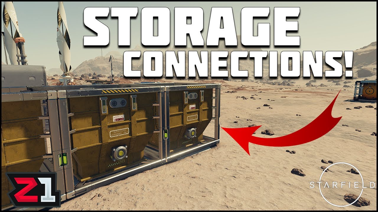 Base Storage, Power And Manufacturing Connections ! Starfield Tips And ...
