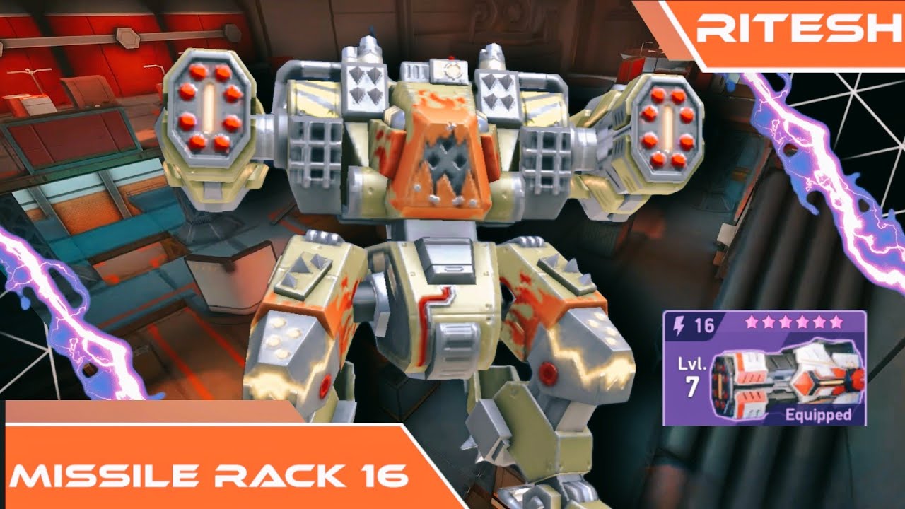 Gatecrasher With Missile Rack 16 | Mech Arena - YouTube