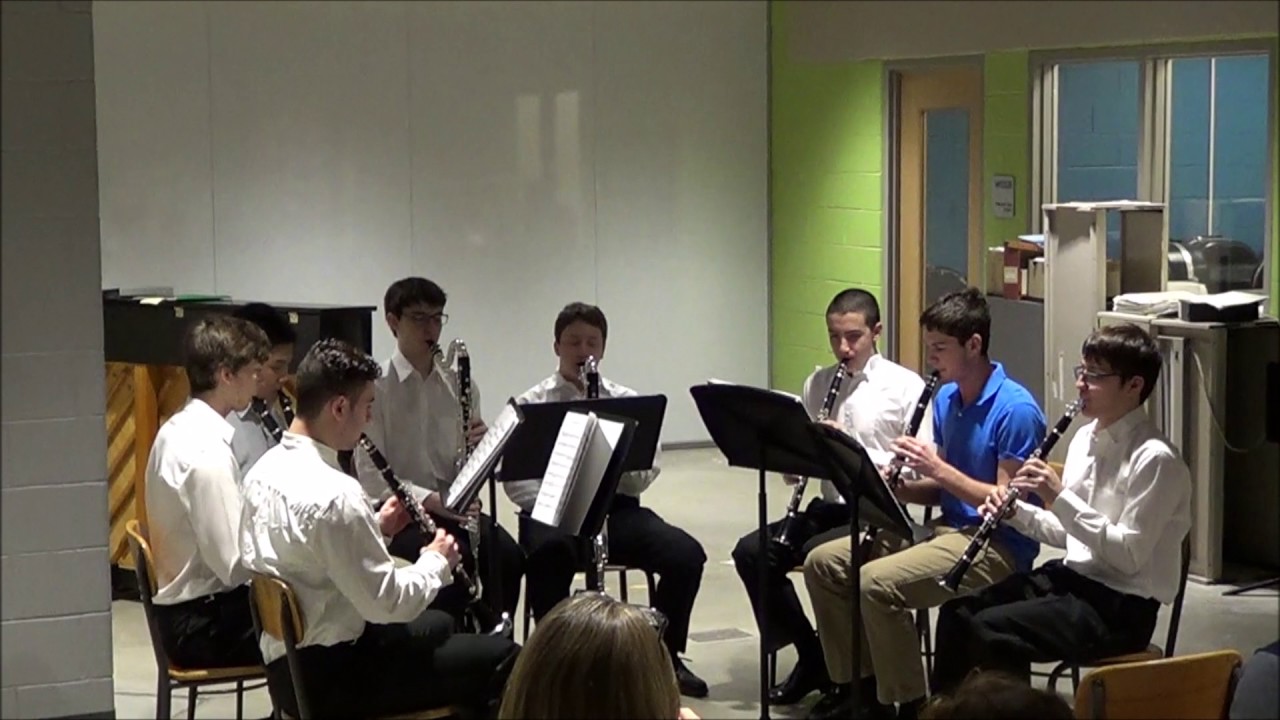 New Trier Clarinet Ensemble: "Allegro Rococo" by Paul Koepke - YouTube
