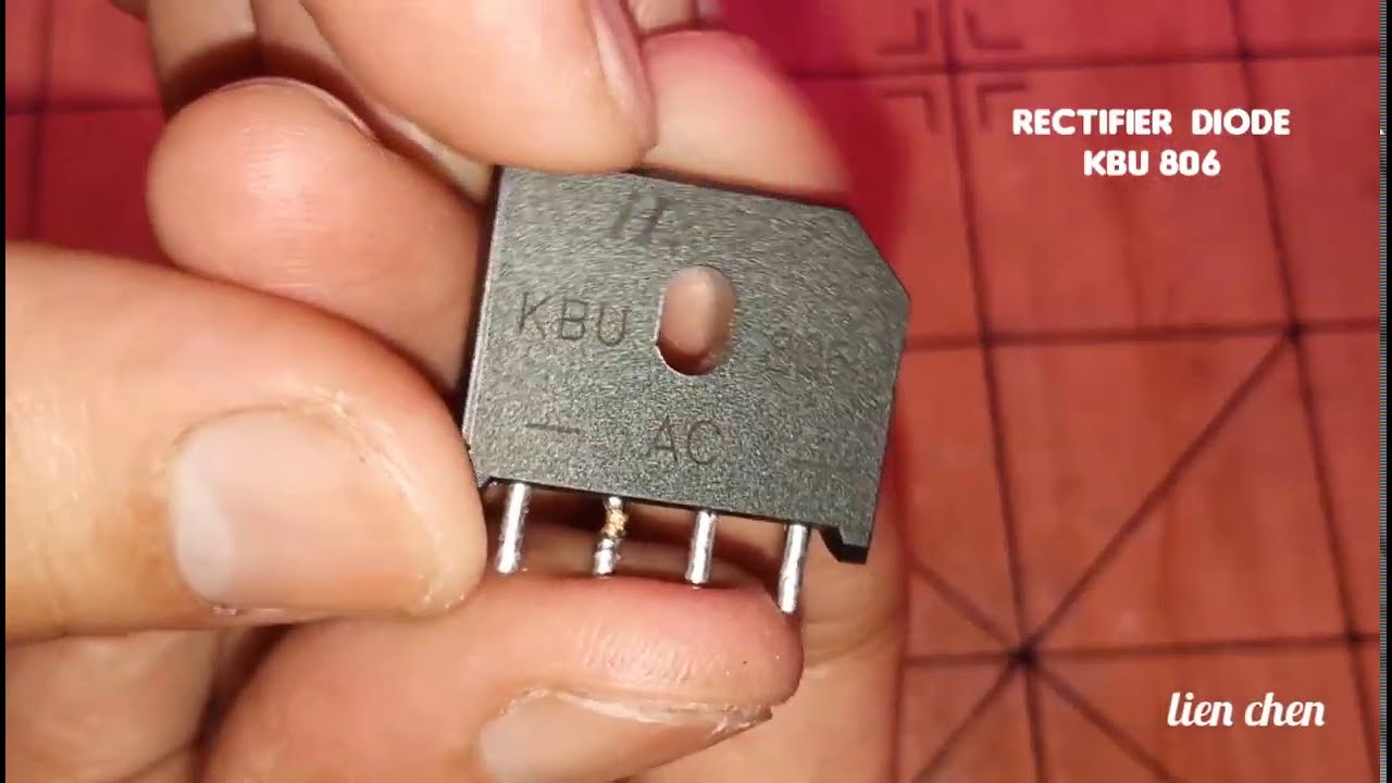 rectifier diode AC to DC 110 volts - YouTube