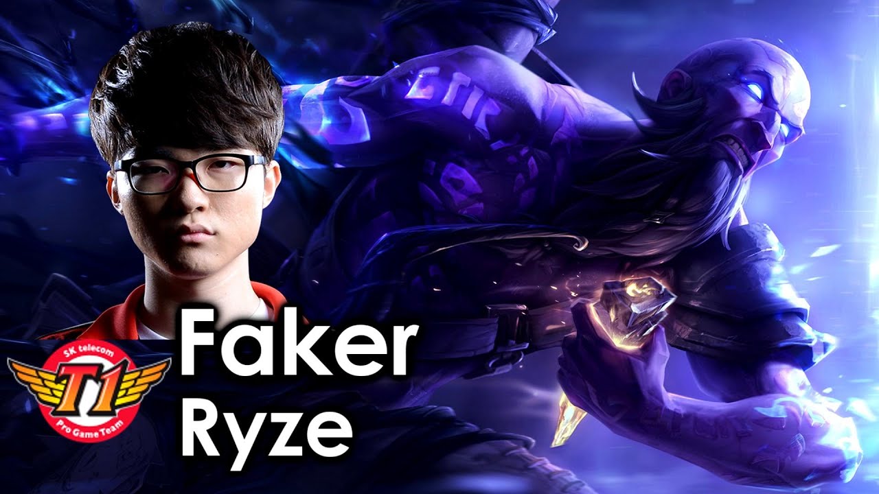 Faker picks Ryze - YouTube