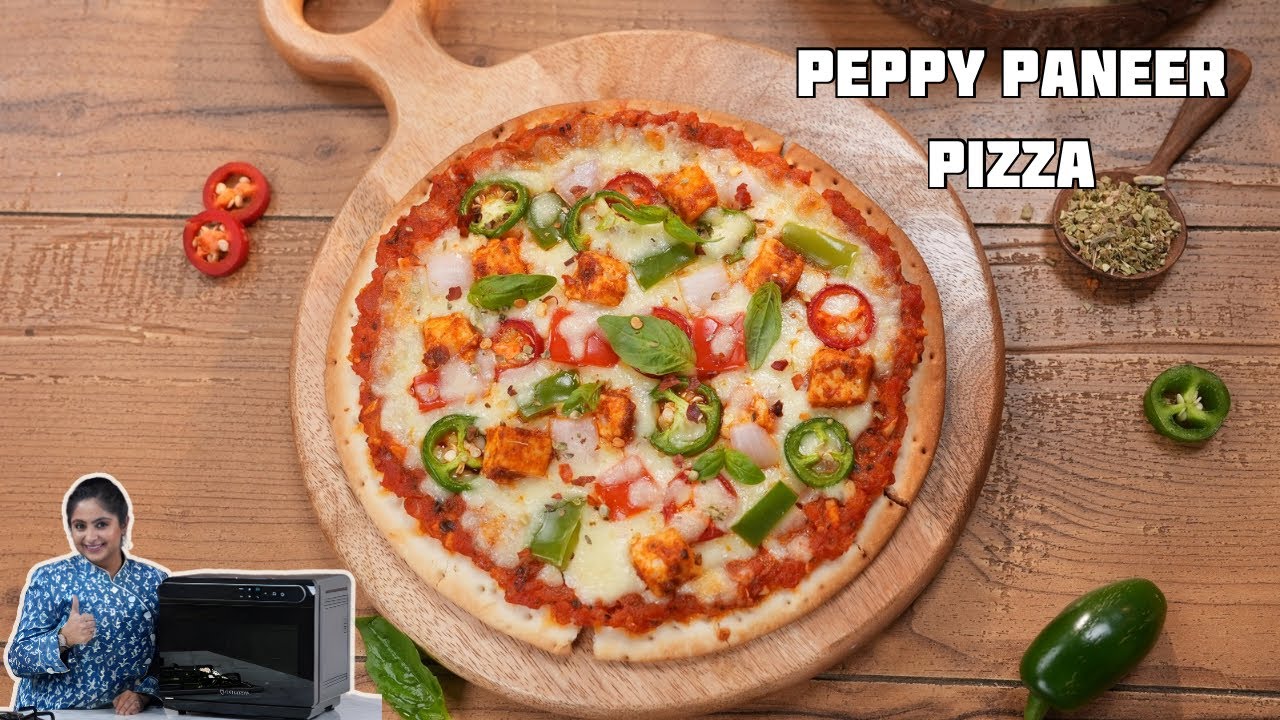 Restaurant-style Peppy Paneer Pizza: Delicious & Easy | घर पर बनाये ...