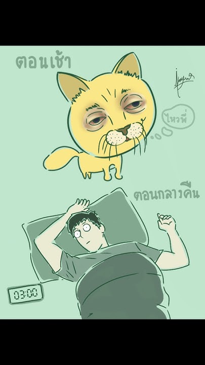 ตอนกลางวันง่วง พอตอนกลางคืนนอนไม่หลับ;-; #มีม #ภาพวาด #meme #มีมไทย ...