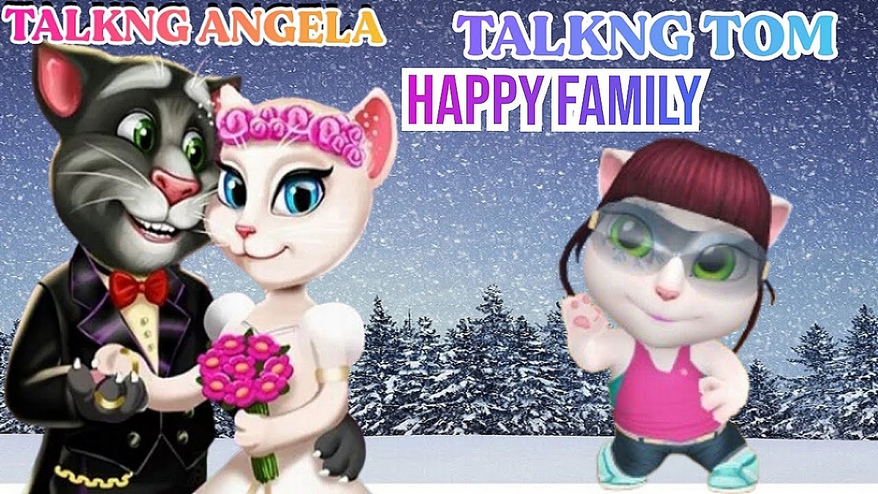 lv 0 20My Talking Angela And Tom Happy Family || My Talking Angela 2 ...