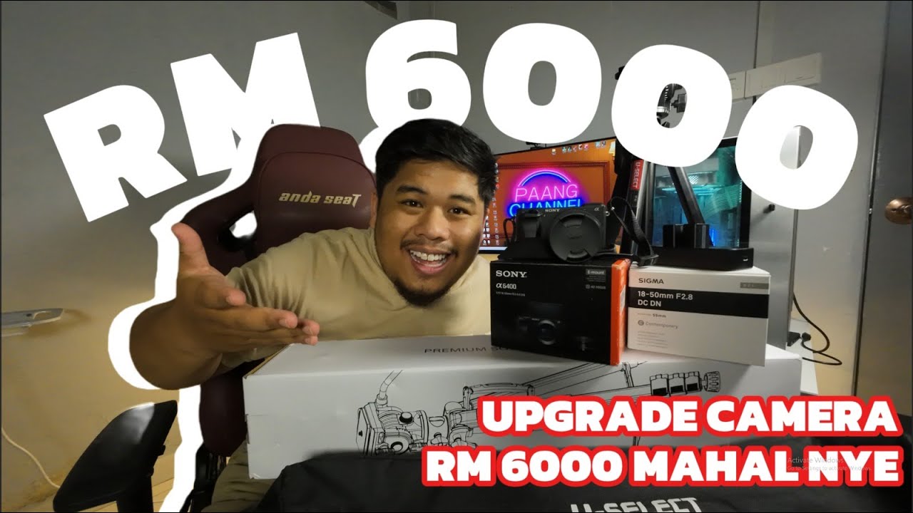 UNBOXING PART 1 - UPGRADE CAMERA SAMPAI RM 6000 ? - YouTube