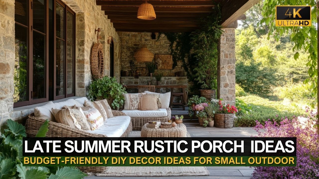 Late Summer Rustic Porch Transformation: Budget-Friendly DIY Decor ...