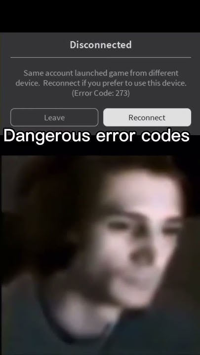 Dangerous error code #viral #scary #ohno #roblox - YouTube