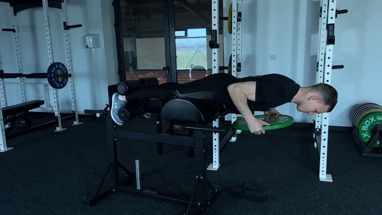 180Deg Hip Extension (Isometric) - Plate Drops - YouTube