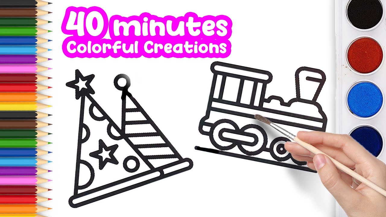 Magical Moments: A 40-Minute Journey of Coloring Delights for Kids ...