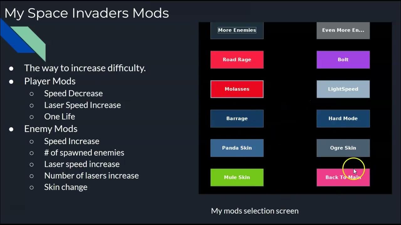 Space Invaders - Extended Functionality - YouTube