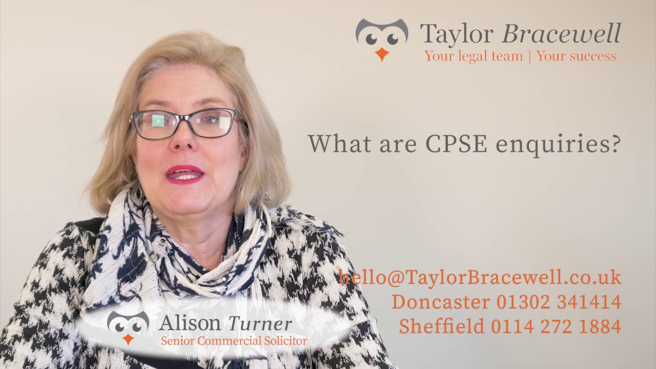 What are CPSE enquiries? | Taylor Bracewell Solicitors - YouTube