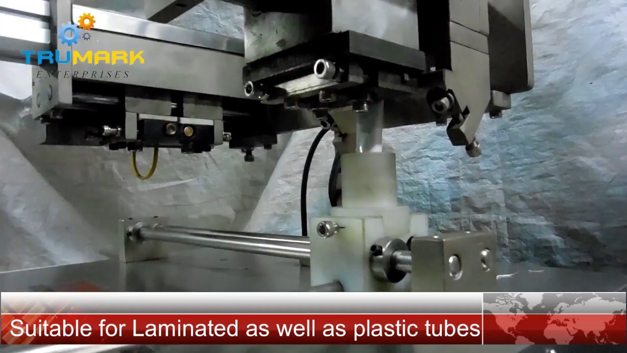 Manual tube sealing closing machine - YouTube