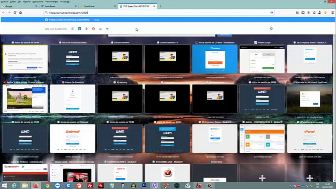 COMO USAR PANEL SONIC 2020 - YouTube