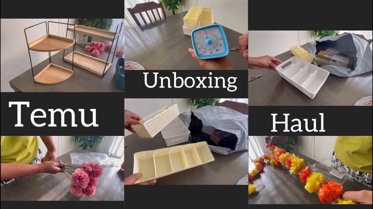 Temu Haul Home-Kitchen items|Temu Unboxing|Silent Vlogs🛒😊|Affordable ...