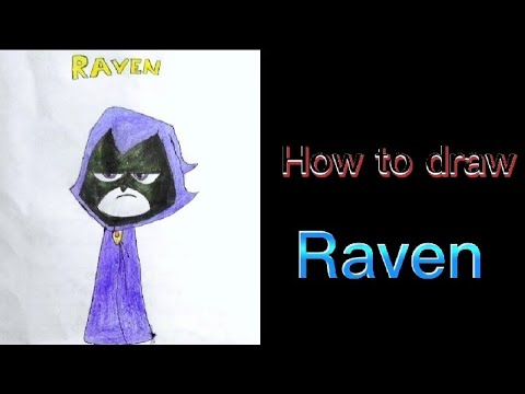 How to draw Raven (Teen Titans Go)#raven #teentitansgo#art#drawing # ...
