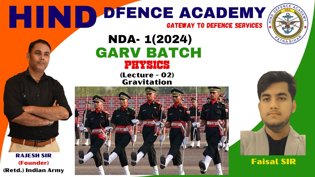 GRAVITATION Class 2 | VARIATION OF g | Physics for NDA | NDA Physics ...