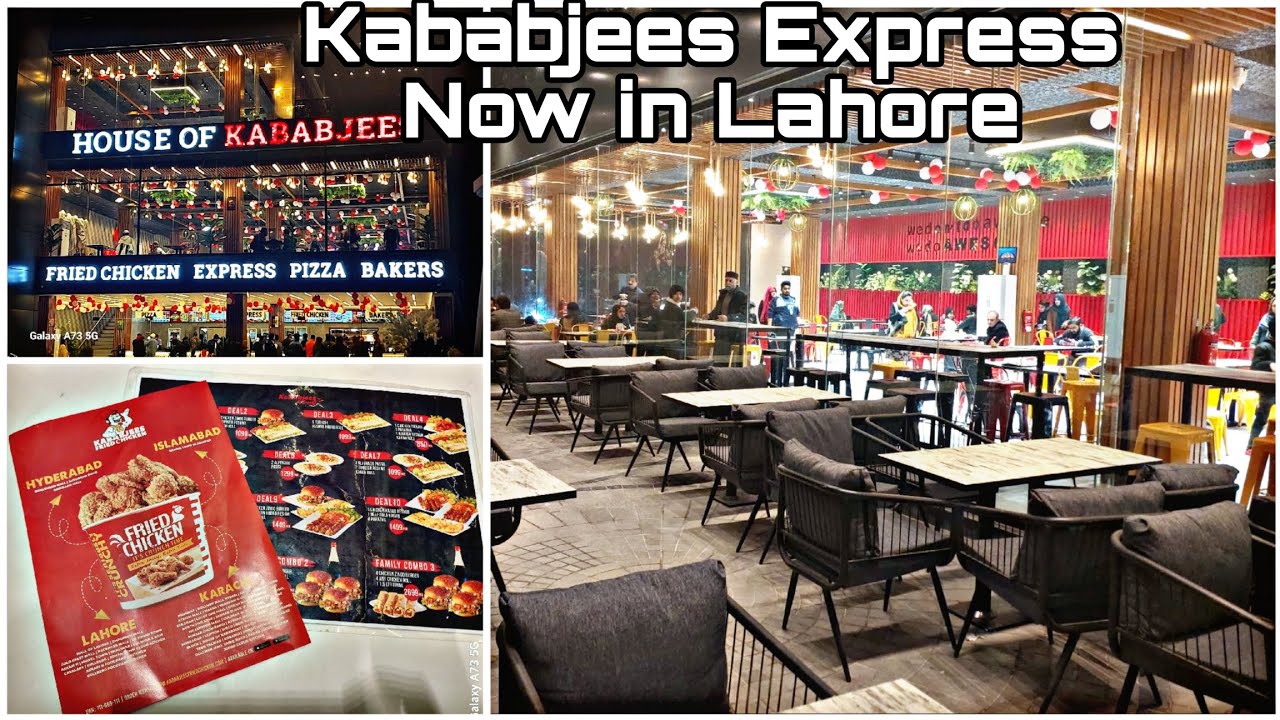 Kababjees Express(house of kababjees)now in Lahore #kababjees # ...