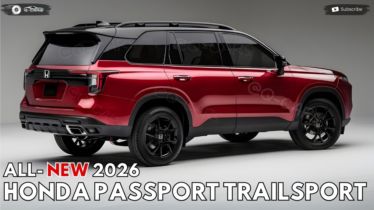 2026 Honda Passport TrailSport Revealed - Tougher Over The Predecessor ...