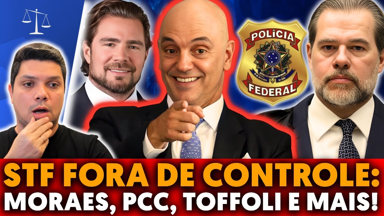 🚨 MÁRCIO COUTH: STF FORA DE CONTROLE? MORAES, TOFFOLI, MILHÕES, PCC E ...