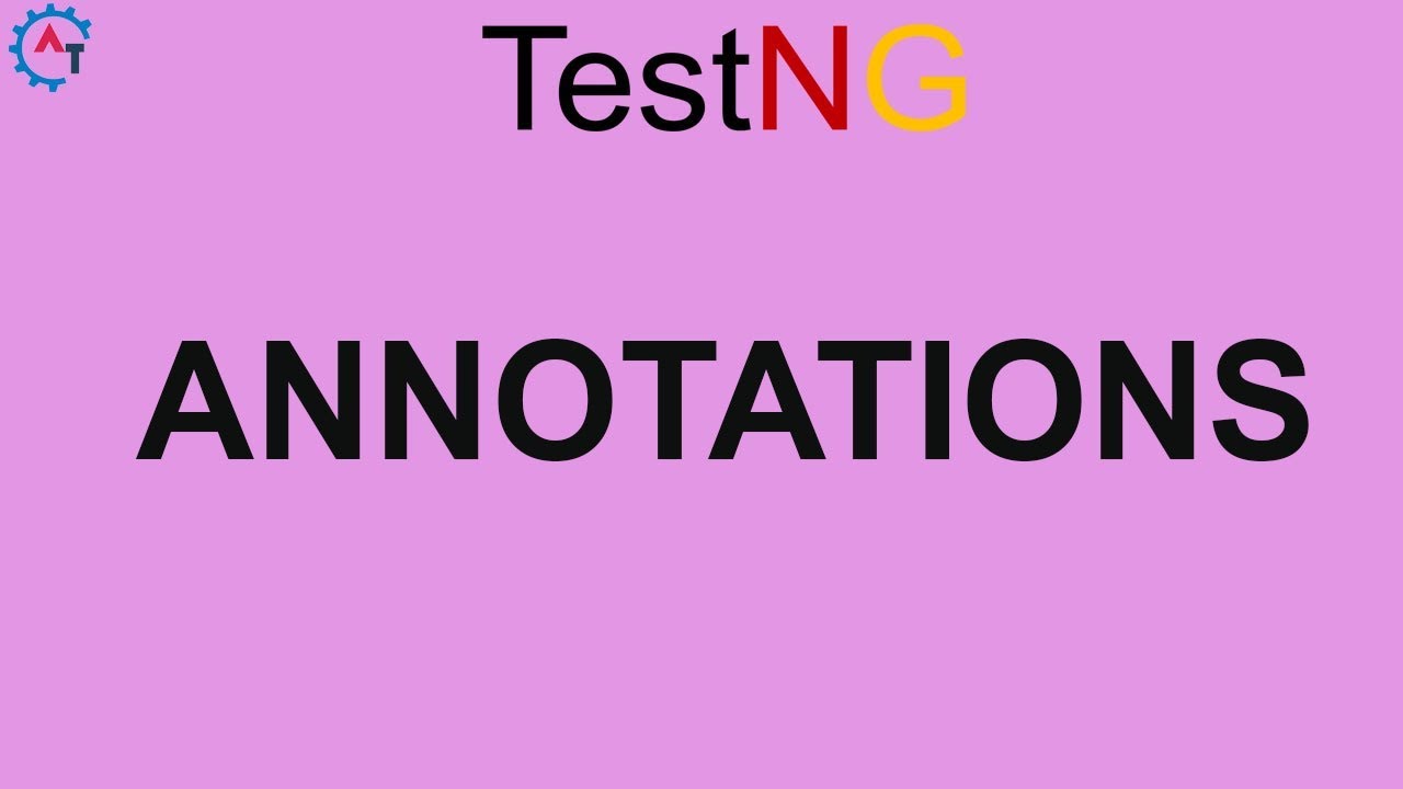 TestNg Annotations - TestNG - YouTube