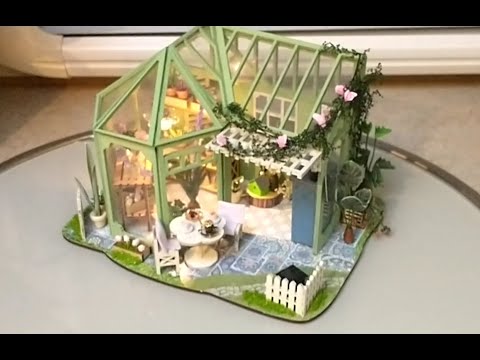 DIY Summer Pavilion Miniature - YouTube
