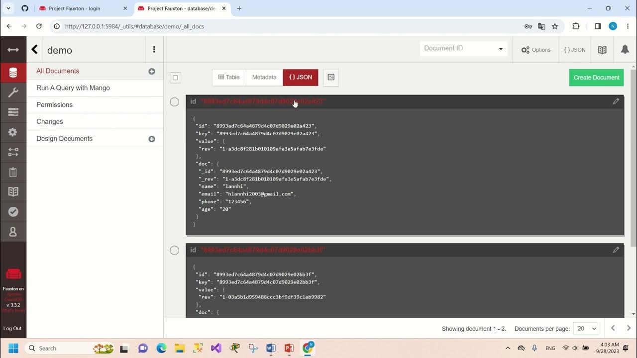 Demo Couchdb Youtube