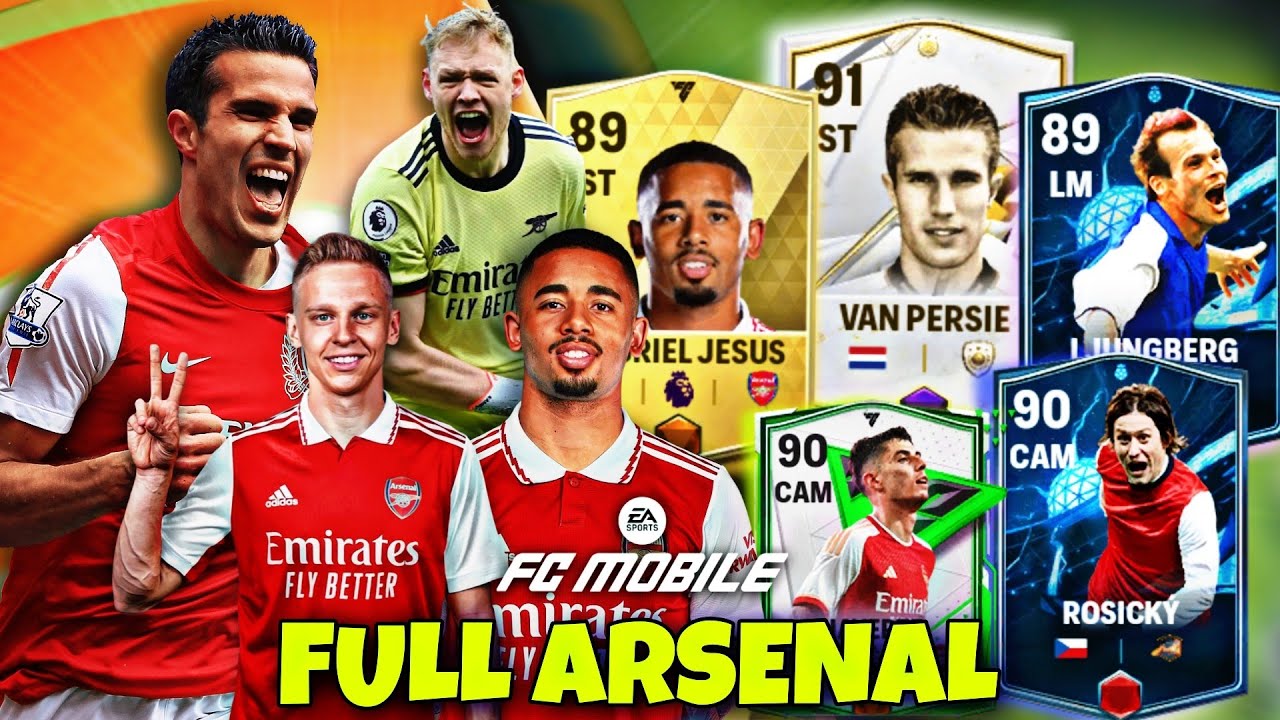 🚨¡LLEGA el *INCREÍBLE* FULL ARSENAL a FC MOBILE 24!! *leyendas nuevas*🔥 ...