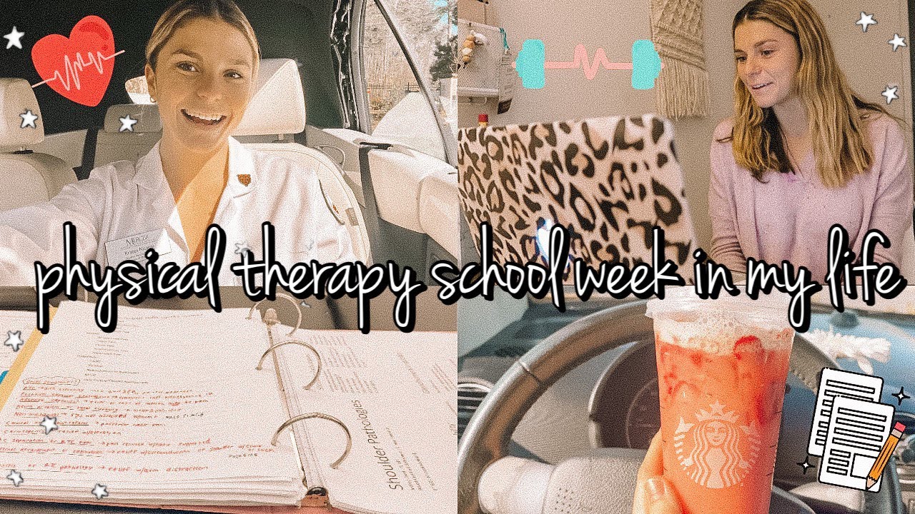 very typical week in the life of a physical therapy student ♡ PT School ...