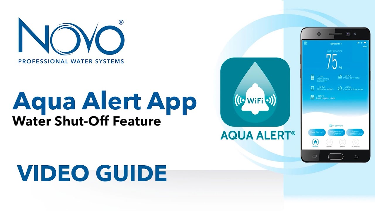 Aqua Alert App: Water Shut Off Feature | Step By Step Guide - YouTube
