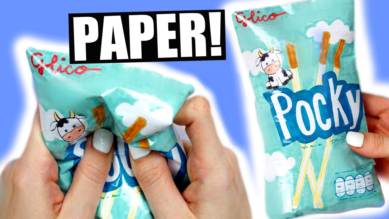 DIY Paper Squishy POCKY YouTube DIY Paper Squishy POCKY YouTube