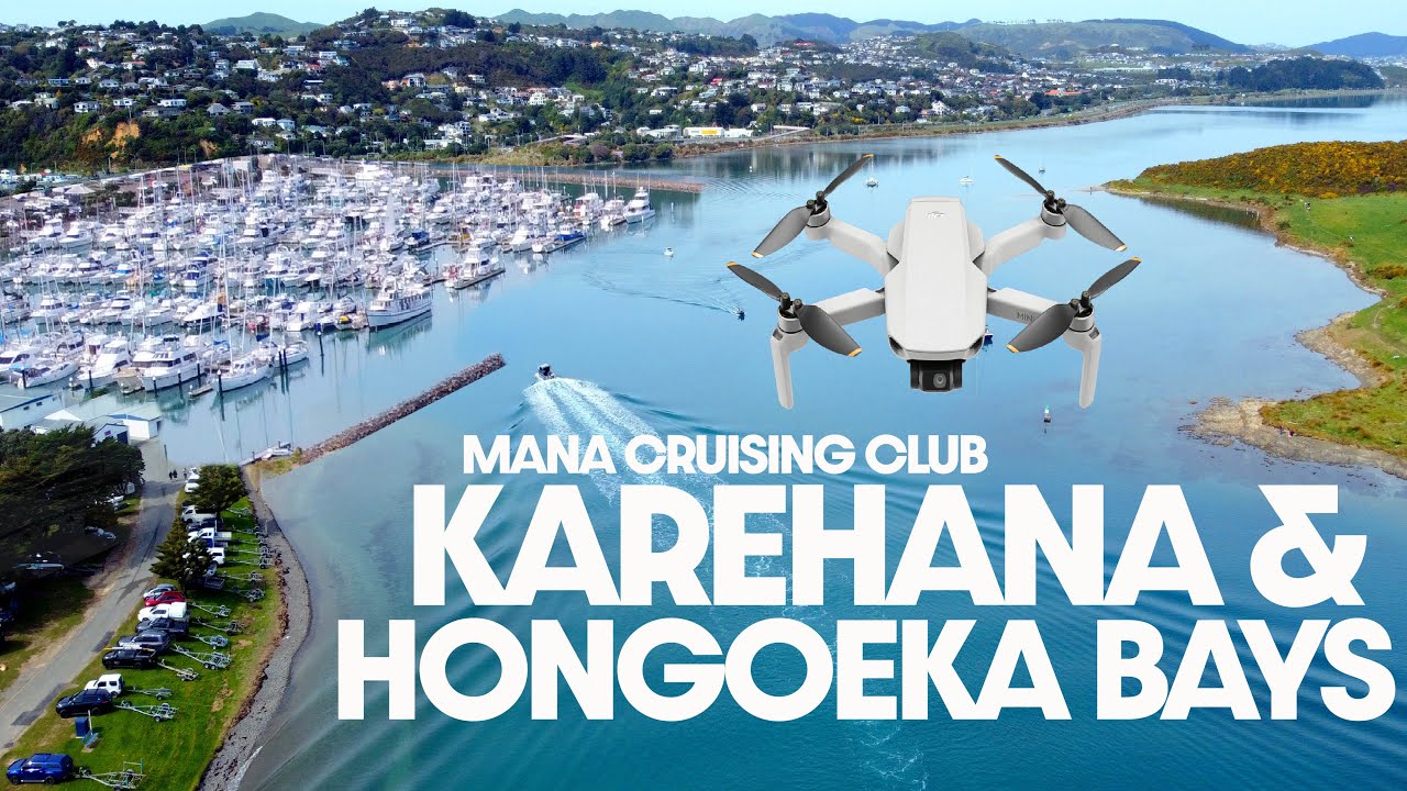 Flight Time #djiminise Karehana & Hongoeka Bays servicing the Mana ...