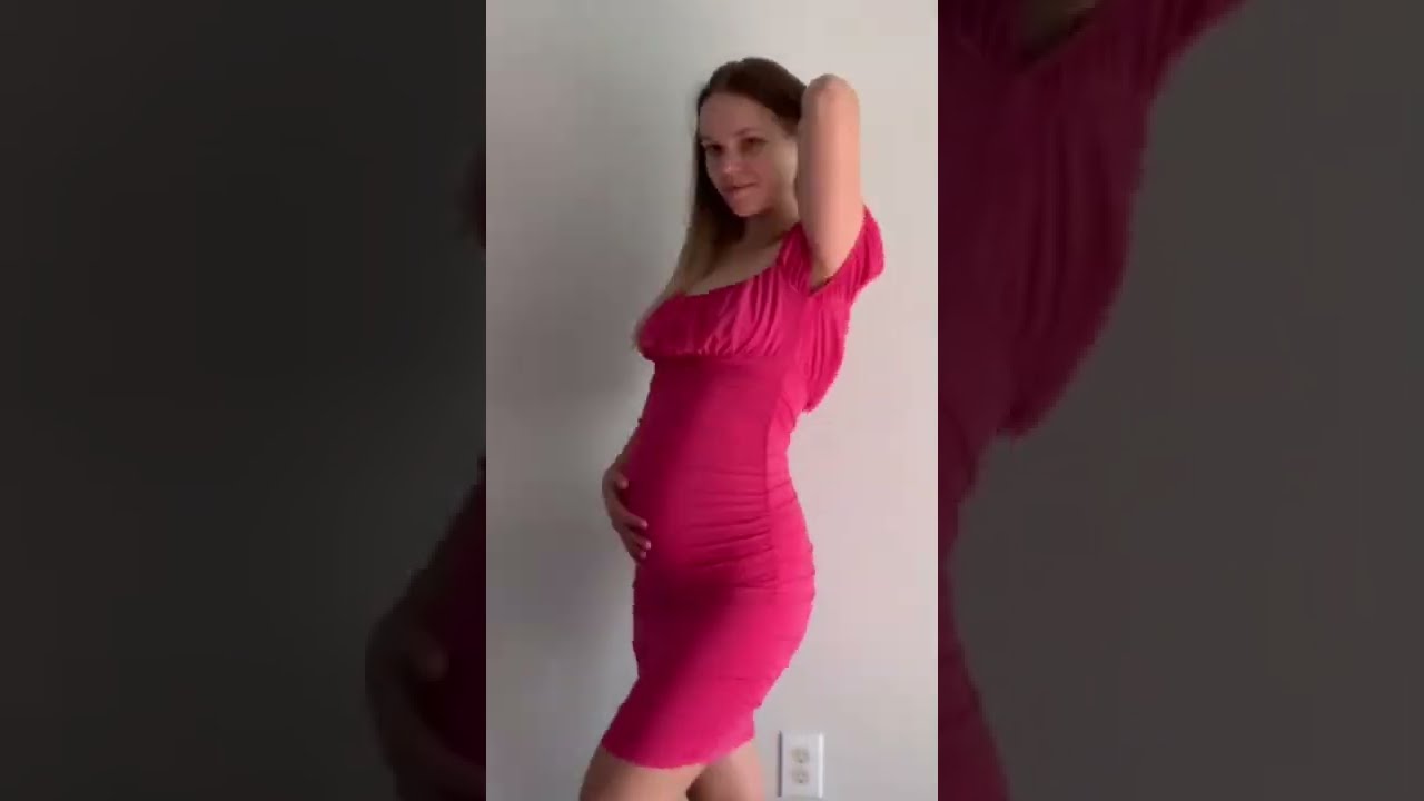 PREGNANCY TRANSFORMATION | 10-38 Weeks Pregnant Belly Growth | Bump ...