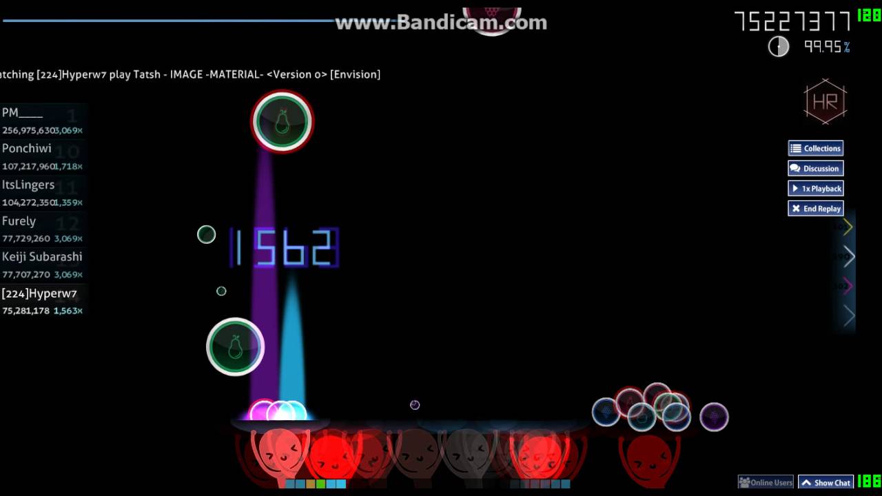 Worst osu!ctb choke ever! New pp record: 1557pp by [224]Hyperw7 - IMAGE ...