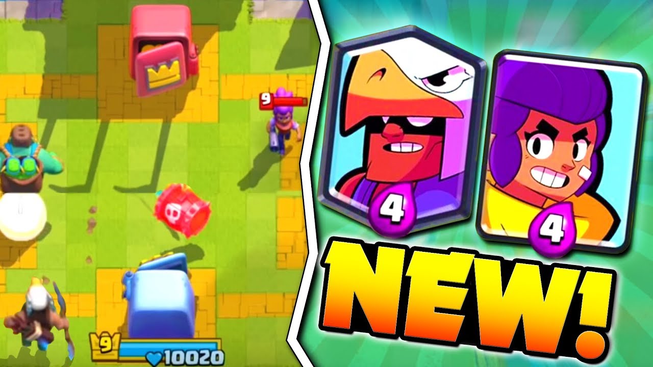 2 NEW CARDS FROM BRAWL STARS & NEW HEIST GAMEMODE! | Clash Royale | NEW ...
