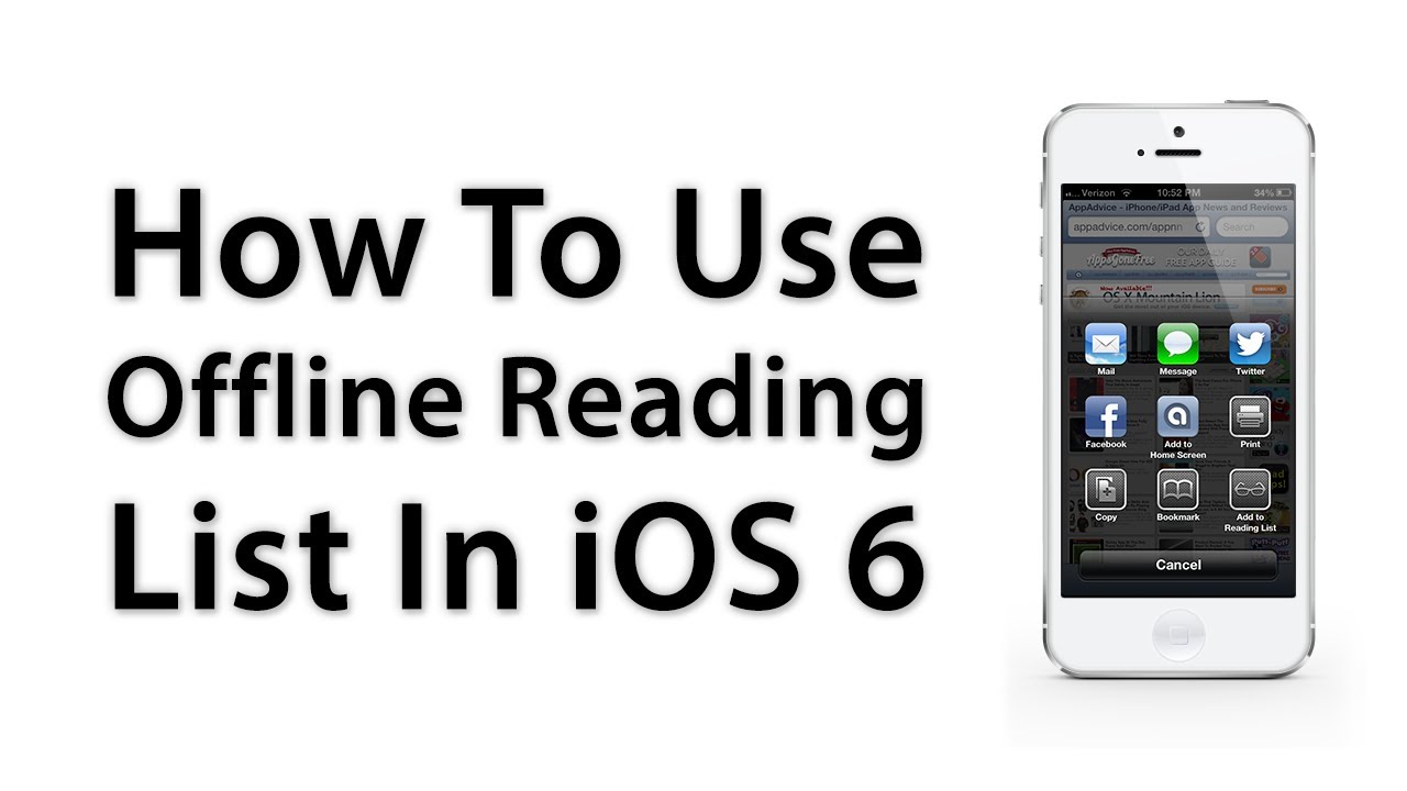 [iOS Advice] How To Use Offline Reading List For Safari - New Features ...