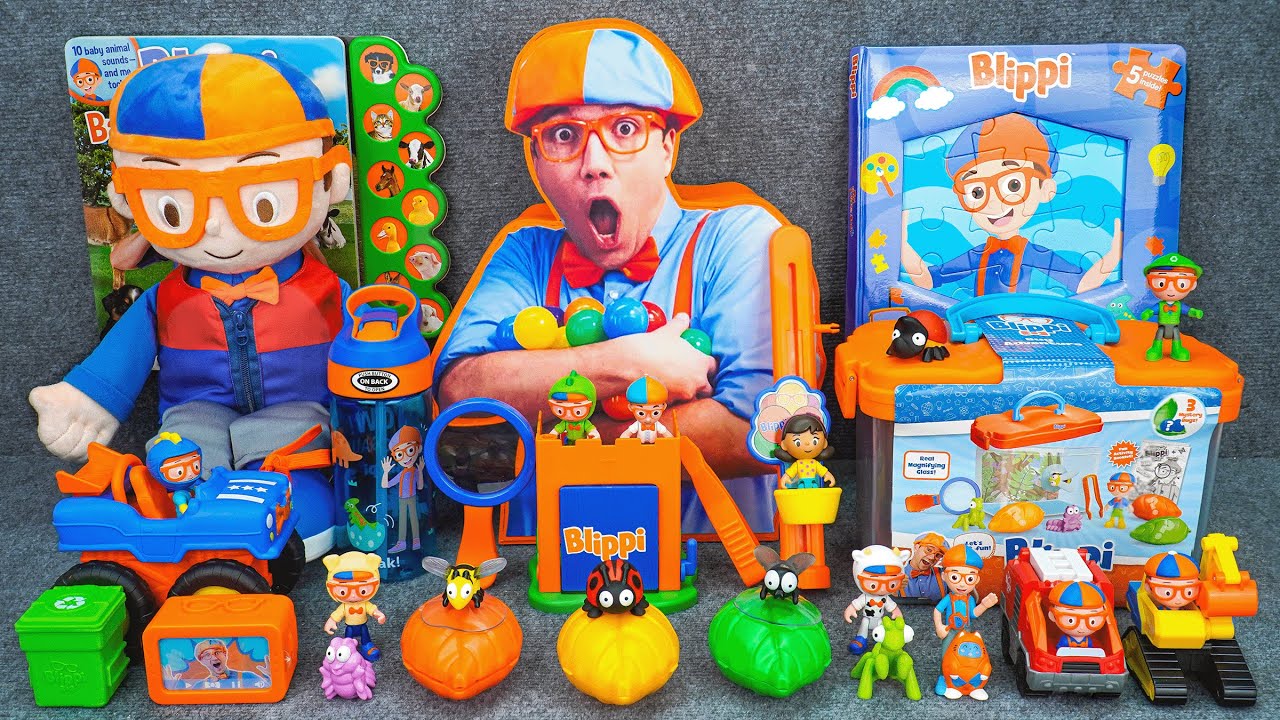 123 Minutes Satisfying with Unboxing Cute Blippi Giant Box Toys ...