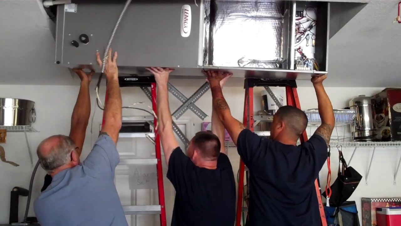 Installing the New Air Handler Part 1 - Video Clip 22 - YouTube