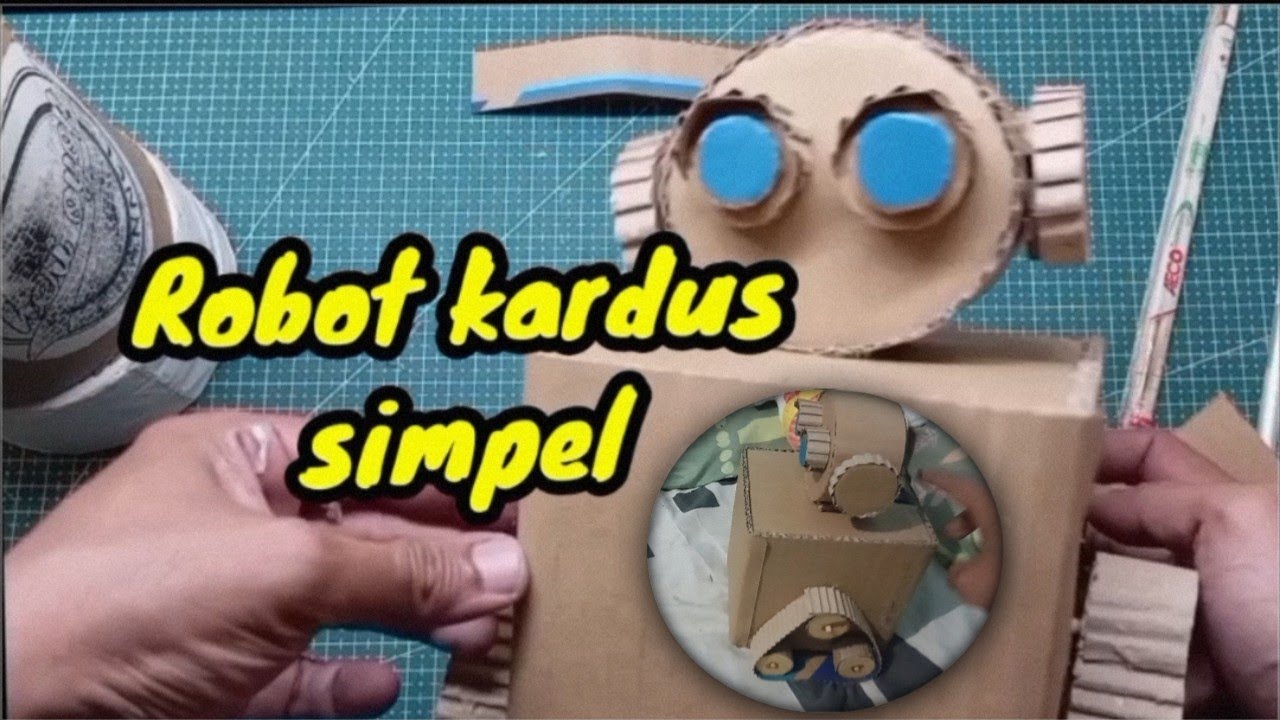 cara membuat robot kardus#kerajinankardusbekas #kerajinankardus #diy ...