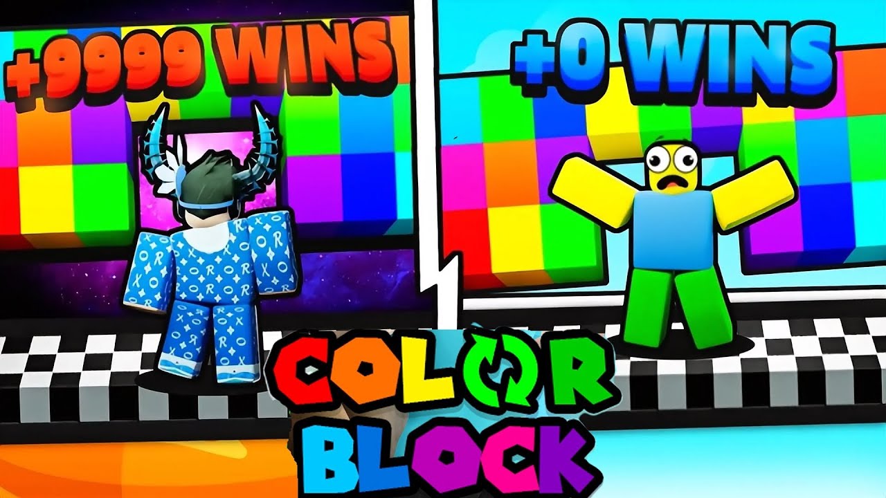 COLOR BLOCK - WATCH OUT !!! DON'T FALL DUE TO THE WRONG COLOR - Roblox ...