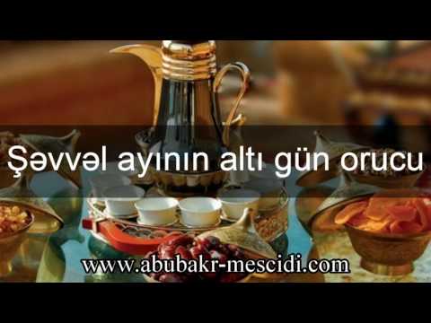 Yaşar Süleymanlı - Şəvvəl ayının altı gün orucu