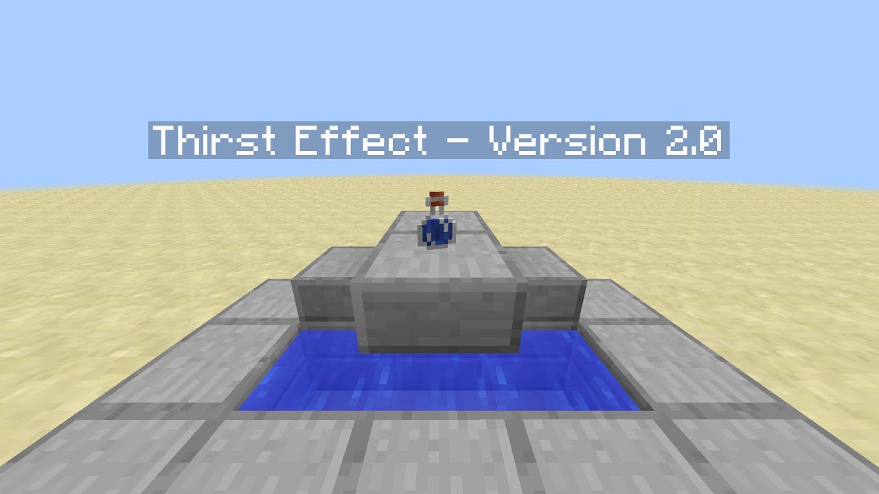 Thirst Effect V2.0 - Minecraft 1.8 - YouTube