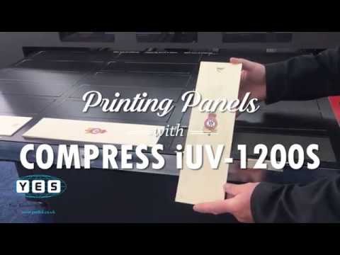 Printing Panels with COMPRESS iUV-1200s - YouTube