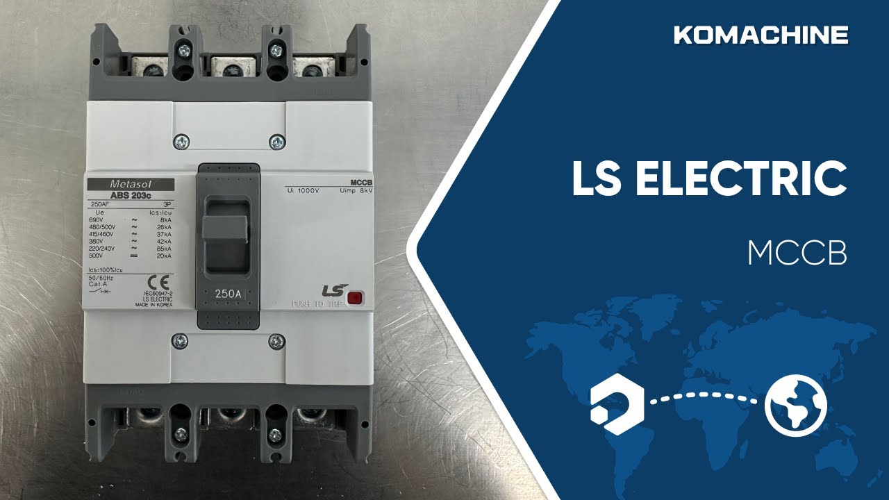 LS ELECTRIC / MCCB (ABS 203c 250A) / INV-03968 - YouTube
