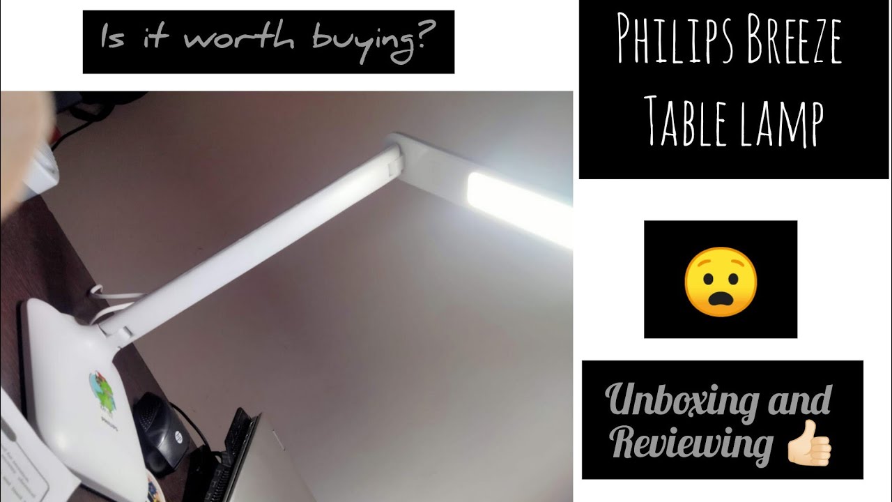 Philips Breeze lamp unboxing and review - YouTube