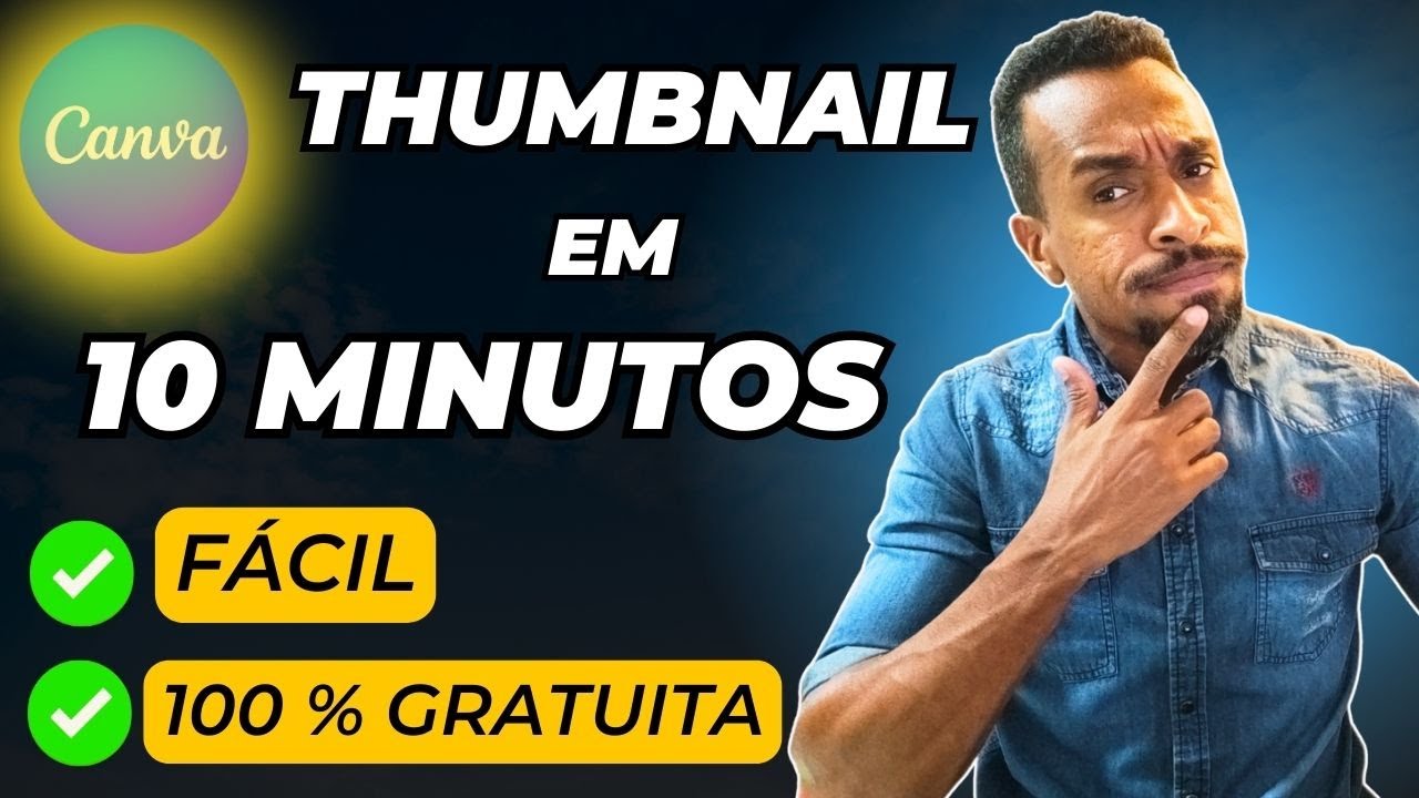 Como Fazer THUMBNAIL no Canva, Passo a Passo COMPLETO - YouTube