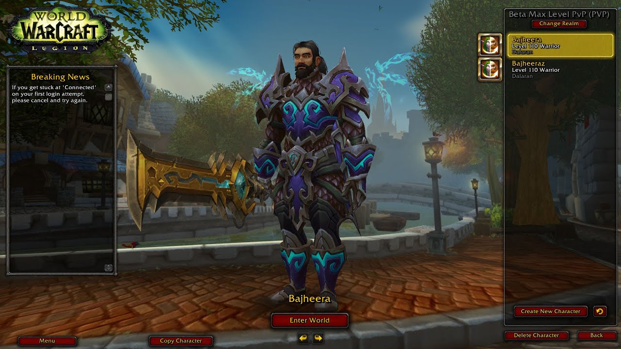 WoW: Legion (Alpha) - Level 110 Arms Warrior EotS Ownage - WoW Legion ...